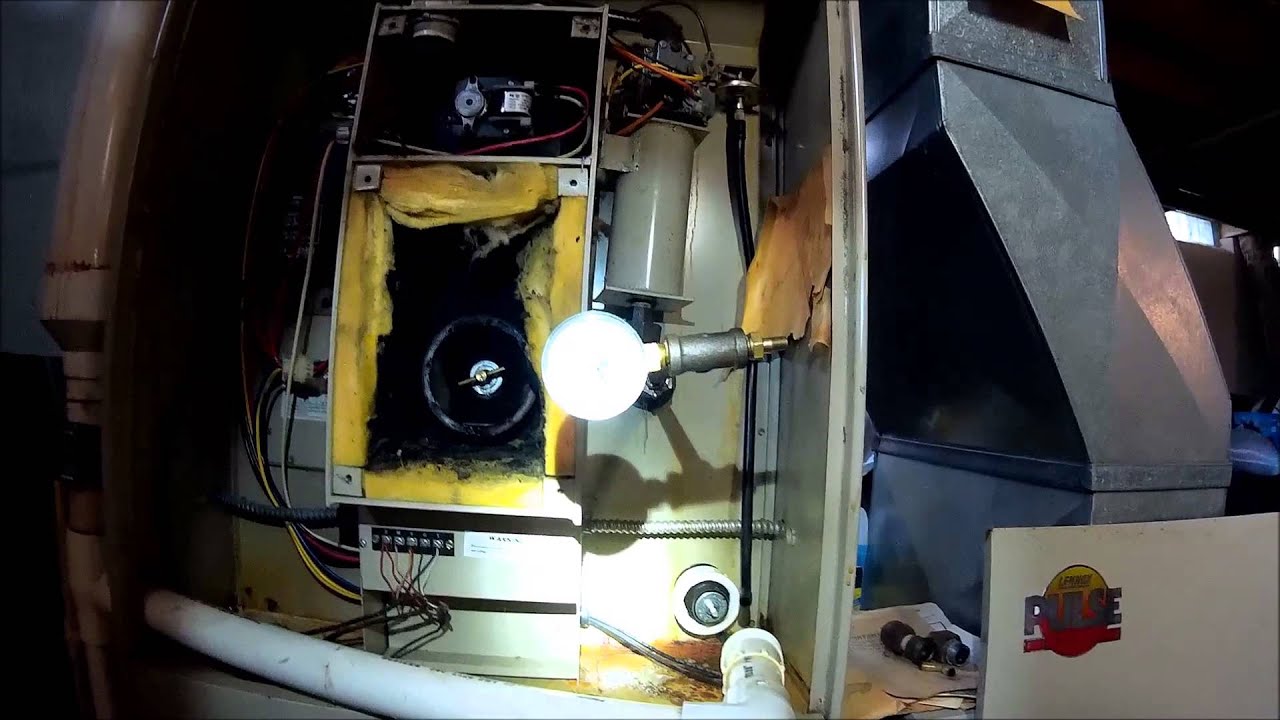 Lennox pulse G14 pressure test - YouTube