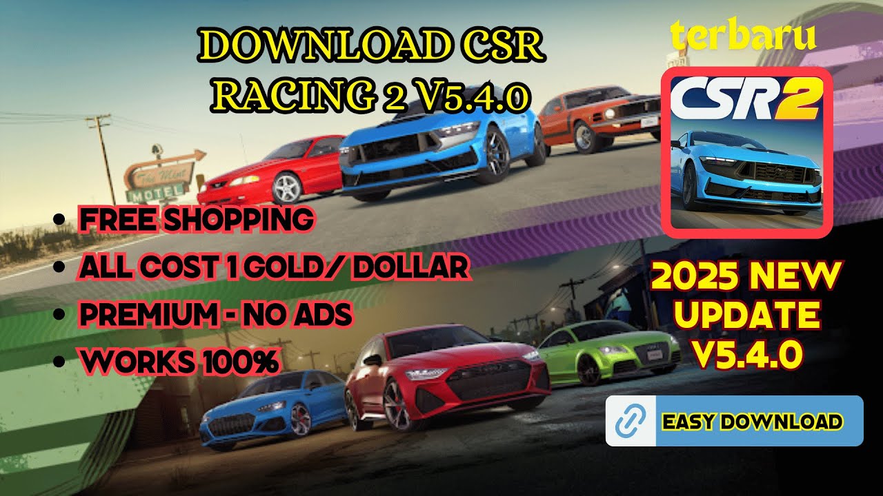 CSR RACING 2 VER. 5.4.0 MOD APK | FREE SHOPPING - YouTube