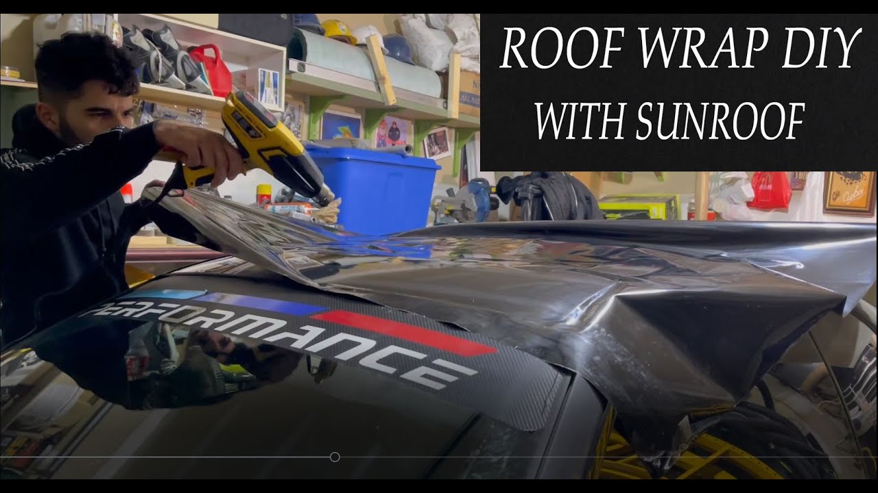 HOW TO VINYL WRAP CAR ROOF (Full E46 BMW DIY Install Tutorial) (WITH ...