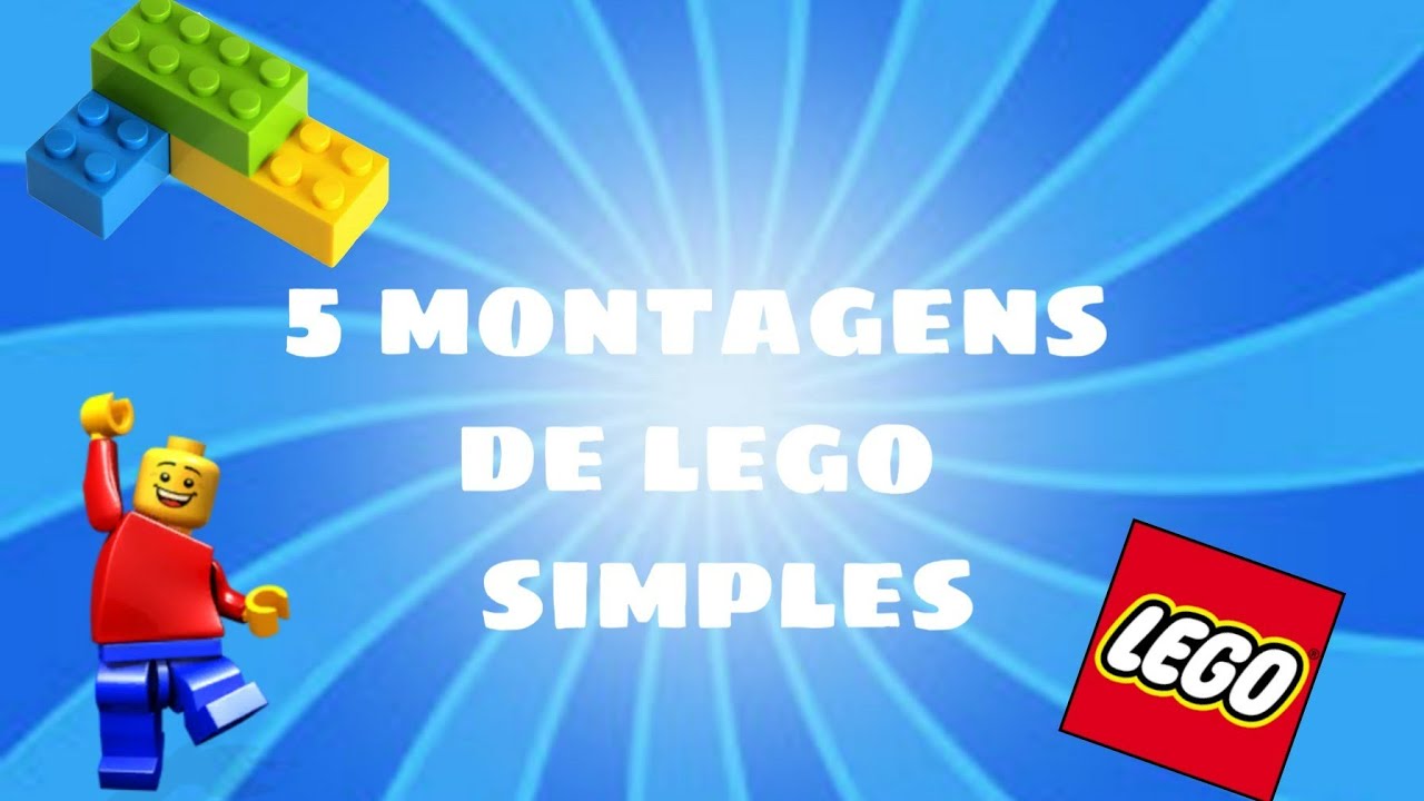 TUTORIAL: 5 montagens de lego simples - YouTube
