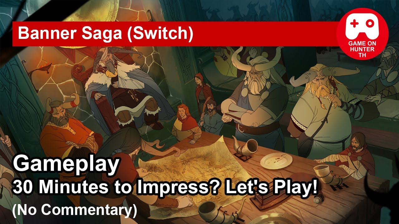 Banner Saga (Switch) - First 30 Minutes Gameplay - YouTube