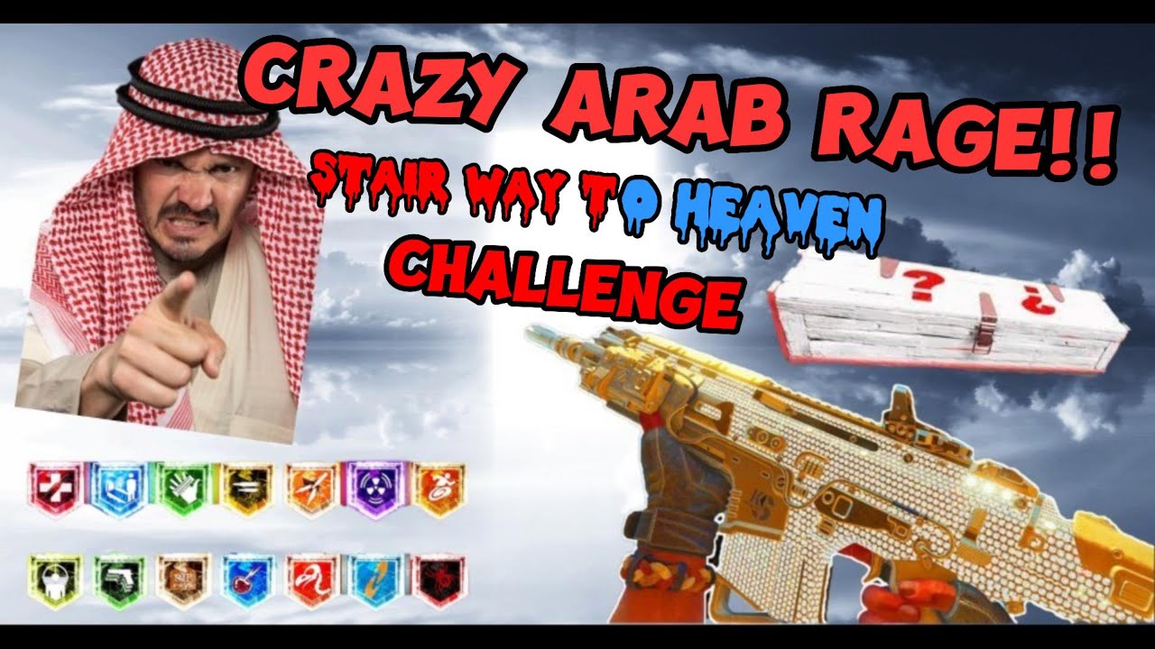 CRAZY arab does stair way to heaven challenge (rage...) - YouTube