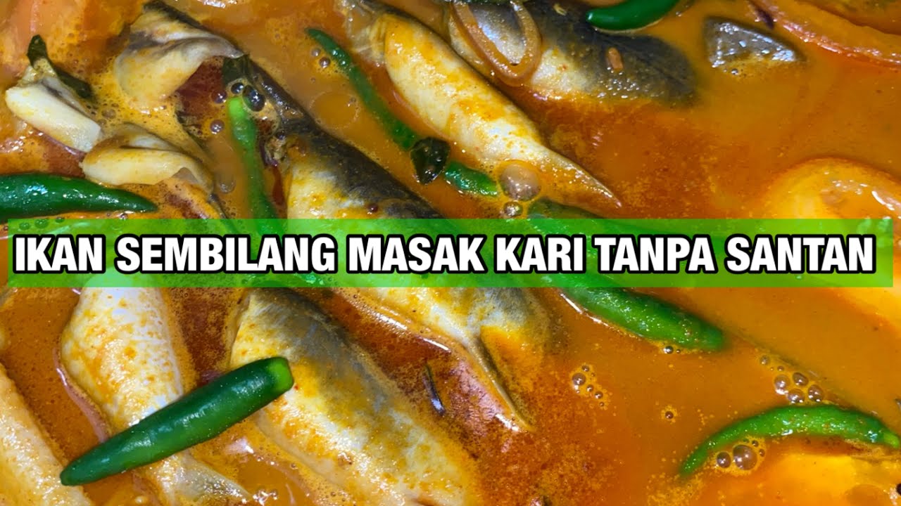 IKAN SEMBILANG MASAK KARI (TANPA SANTAN) - YouTube