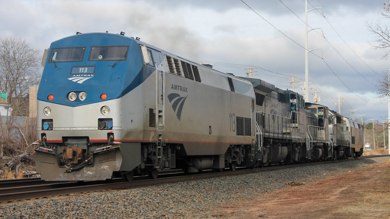 RARE! A Day Filled With Amtrak Equipment Moves 1/5/21 Featuring Amtrak ...