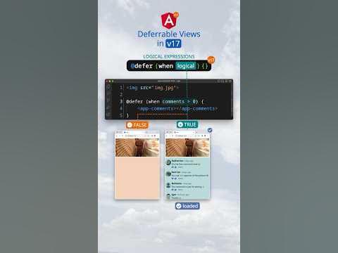 Angular 17 New Feature: Deferrable Views #angular #angular17 - YouTube