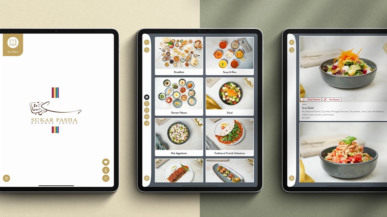 Sukar Pasha's Culinary Journey with Bridge Digital Menu 🍽️ #RestaurantTech #DigitalMenu - YouTube