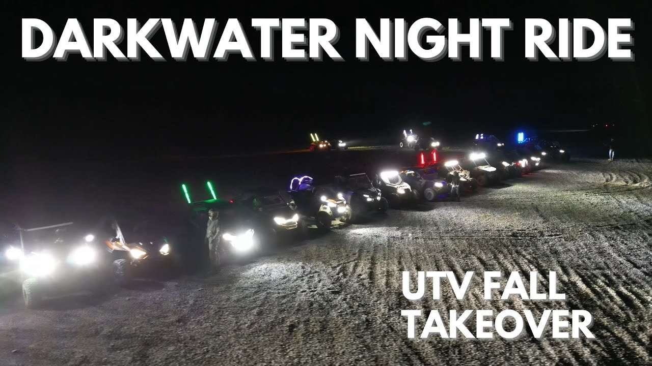 Fall UTV Takeover Night Ride snippet - Via ground and drone - YouTube