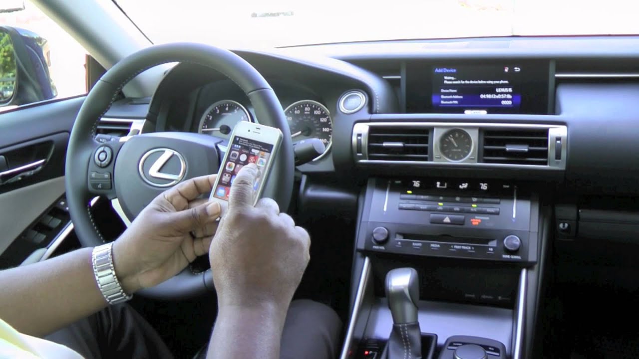 Pair your smartphone on a 2014 Lexus with HD radio - YouTube