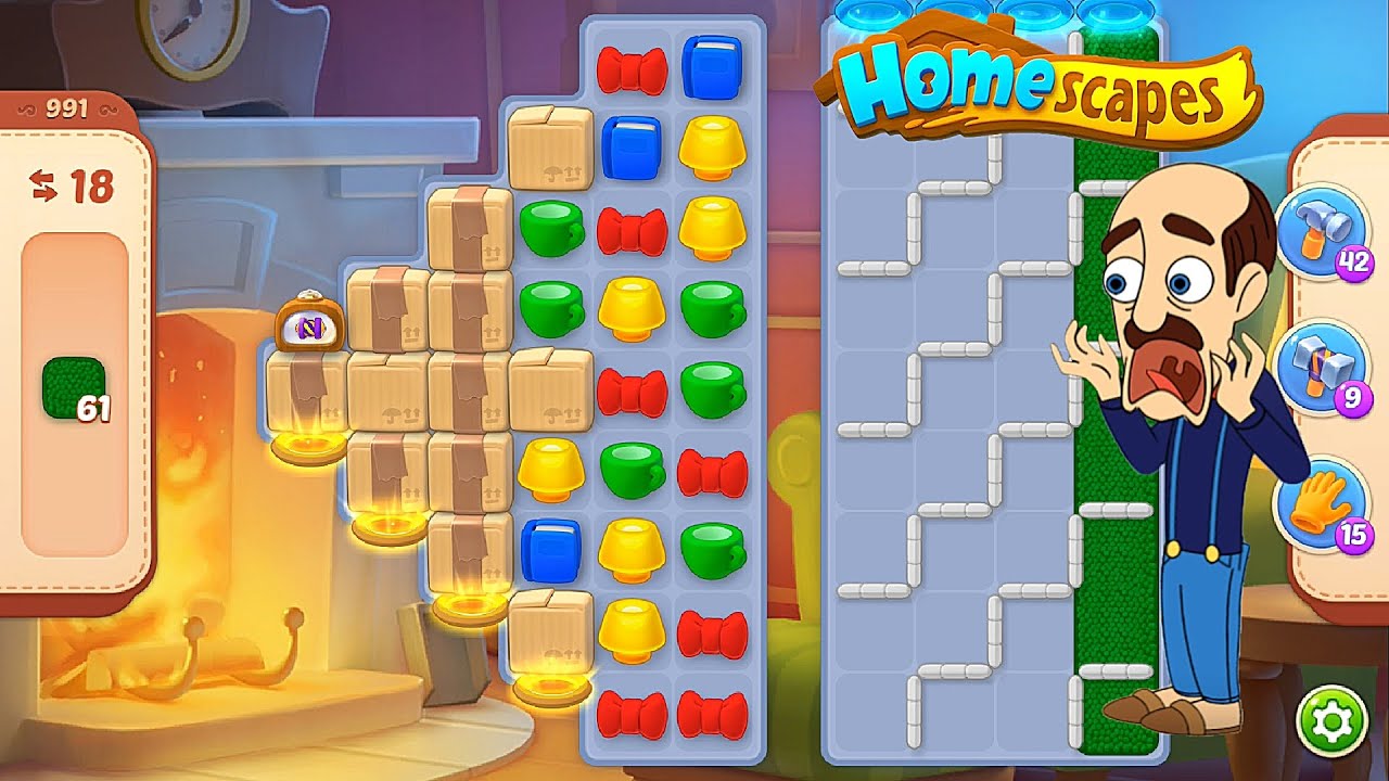 Homescapes - Level 991 to 995 Gameplay Walkthrough - New Update - YouTube
