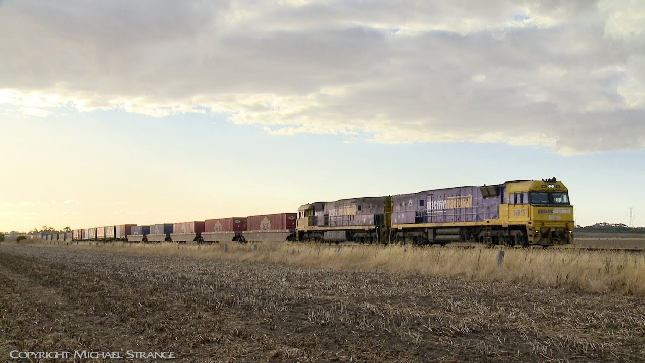 7PM5 Pacific National Container Freight Train (9/1/2019) - PoathTV ...