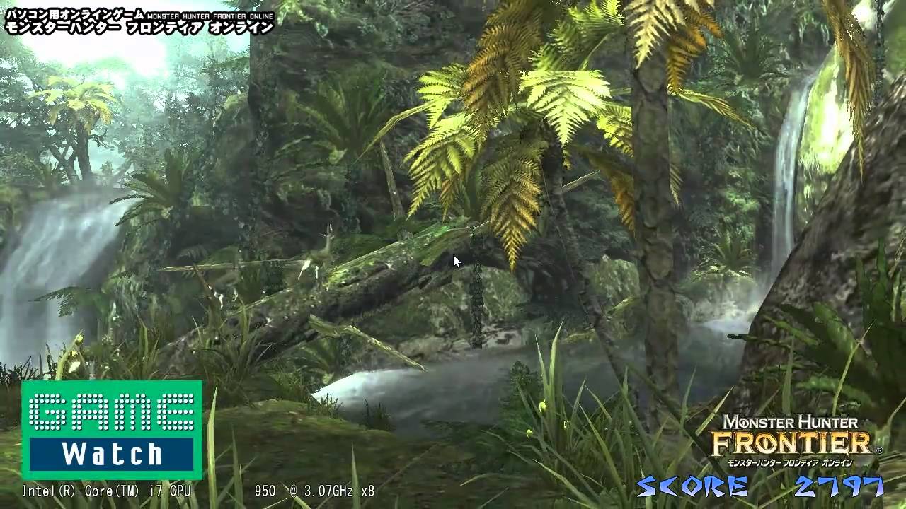 Test benchmark Monster Hunter Frontier (PC) - YouTube