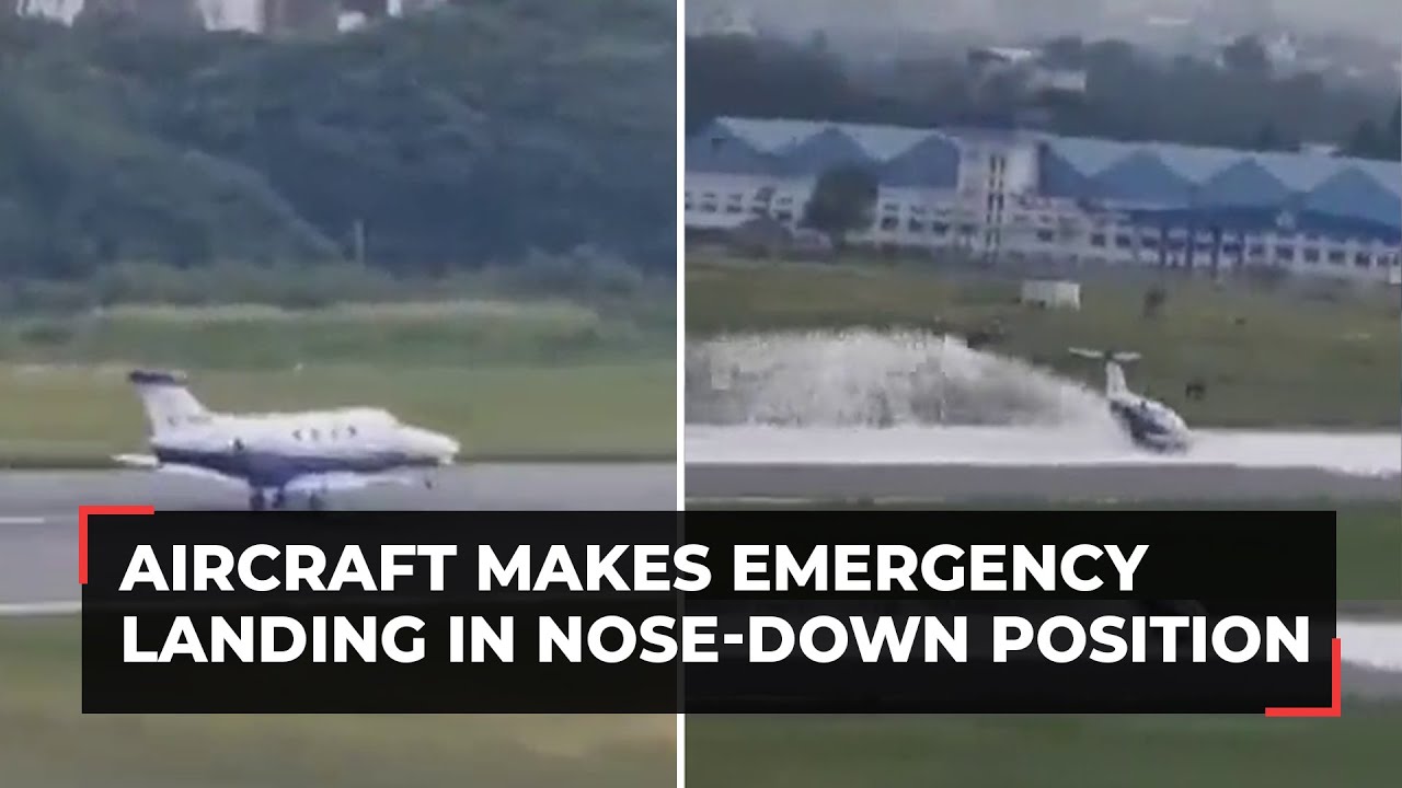 Aircraft makes emergency landing at Bengaluru's HAL airport in nose ...