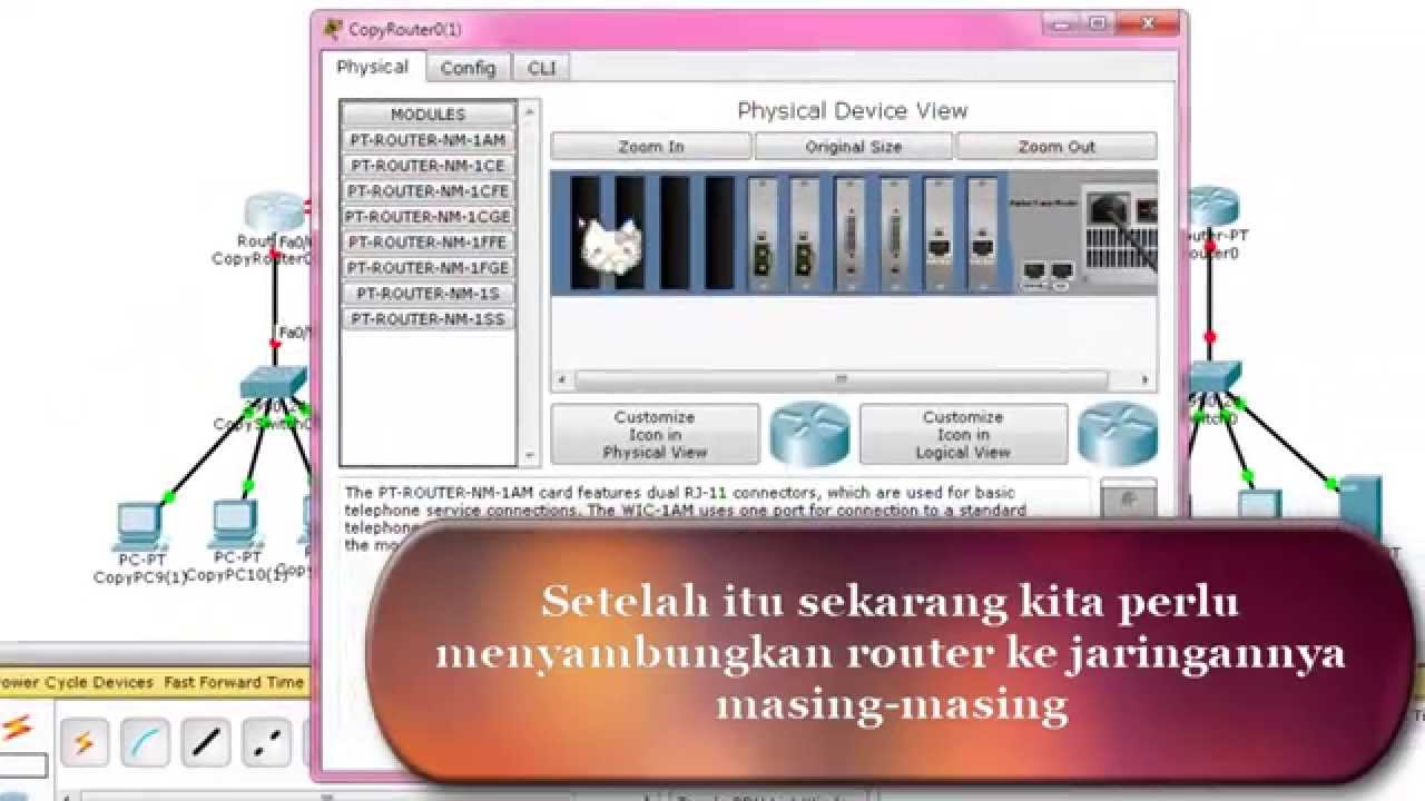 cara membuat jaringan MAN menggunakan cisco packet tracer - YouTube