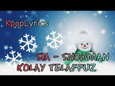 SIA- SNOWMAN / KOLAY OKUNUŞ (TİKTOK) / ABONE OLUP BEĞENİN ✅