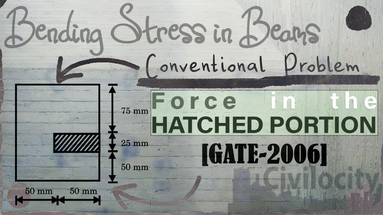 Bending Stress in Beams | Hatched Portion [GATE-2006] - YouTube