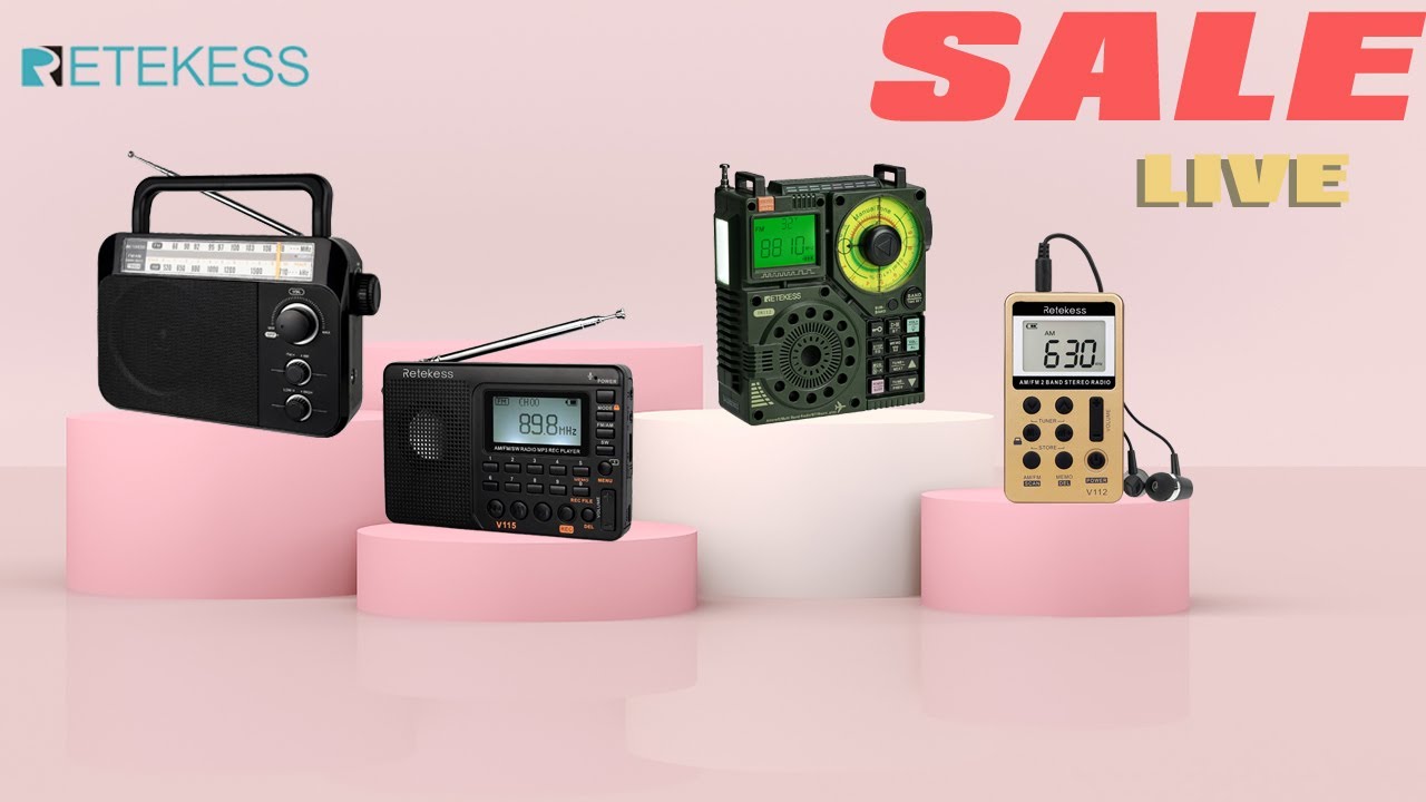 Retekess Radio product live broadcast - YouTube