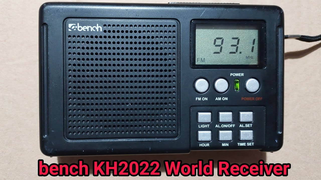 bench KH2022 World Receiver Test ve inceleme - YouTube