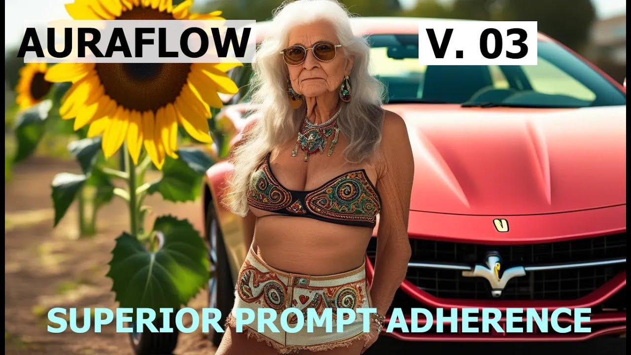 AuraFlow v.03 (Inference Tutorial & Review) - YouTube