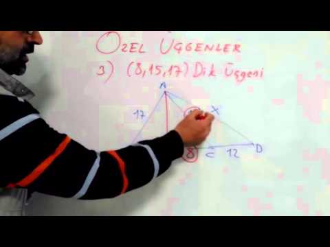 Şeker Hoca - Özel Üçgenler 2 (TEOG)