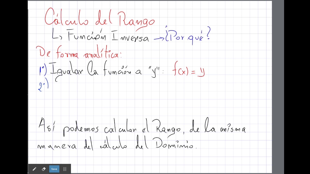 2BGU MATEMÁTICAS DOMINIO RANGO - YouTube