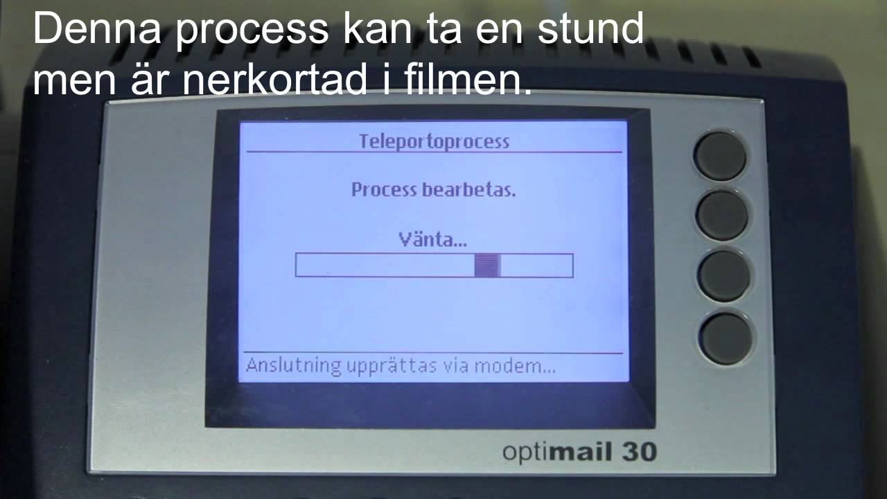 "Datumkrediten har gått ut" på Optimail 30 - www.francotyp.se - YouTube
