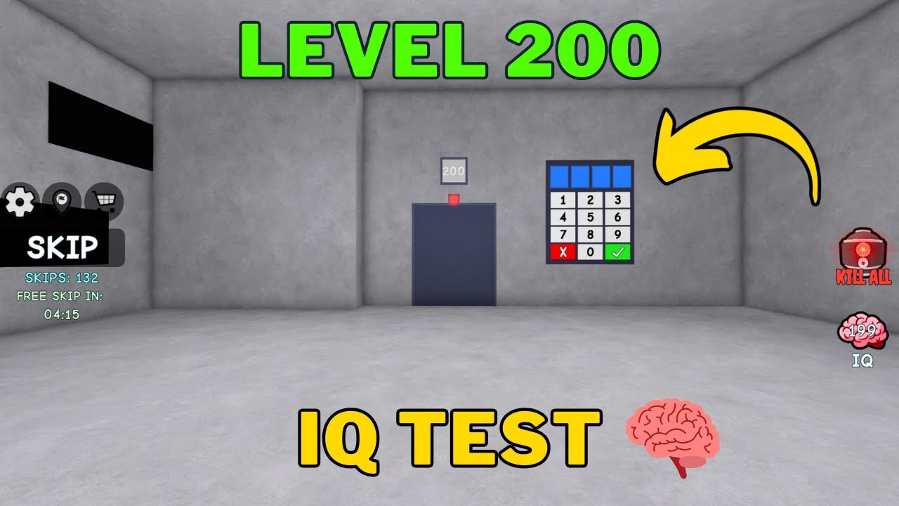 How To Solve Roblox IQ Test Level 200 | IQ Test 🧠 Floor 200 Guide - YouTube