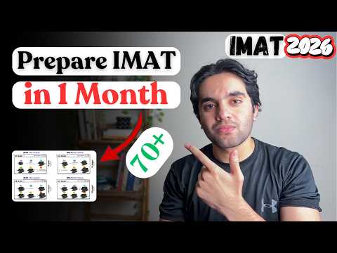 How to Crack IMAT 2026 in 30 Days (My EXACT Blueprint) | Score 70+