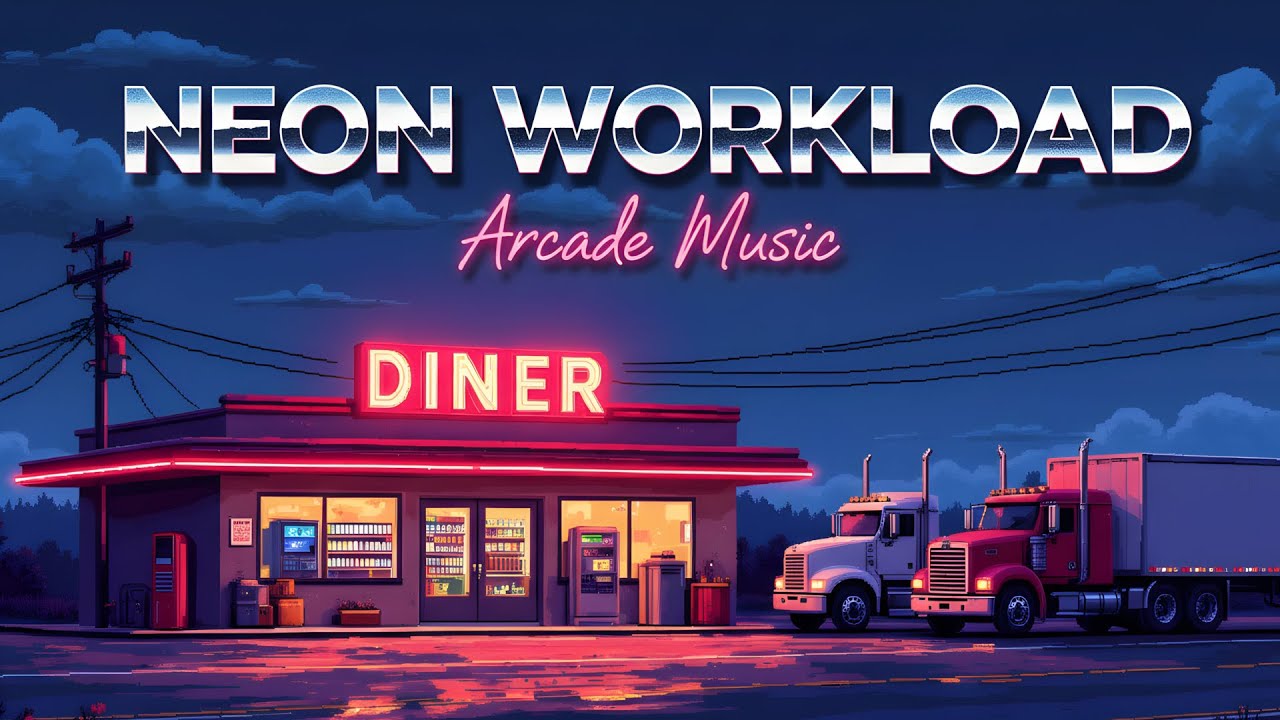 Neon Workload – Work Focus Arcade Music for Coding & Productivity - YouTube