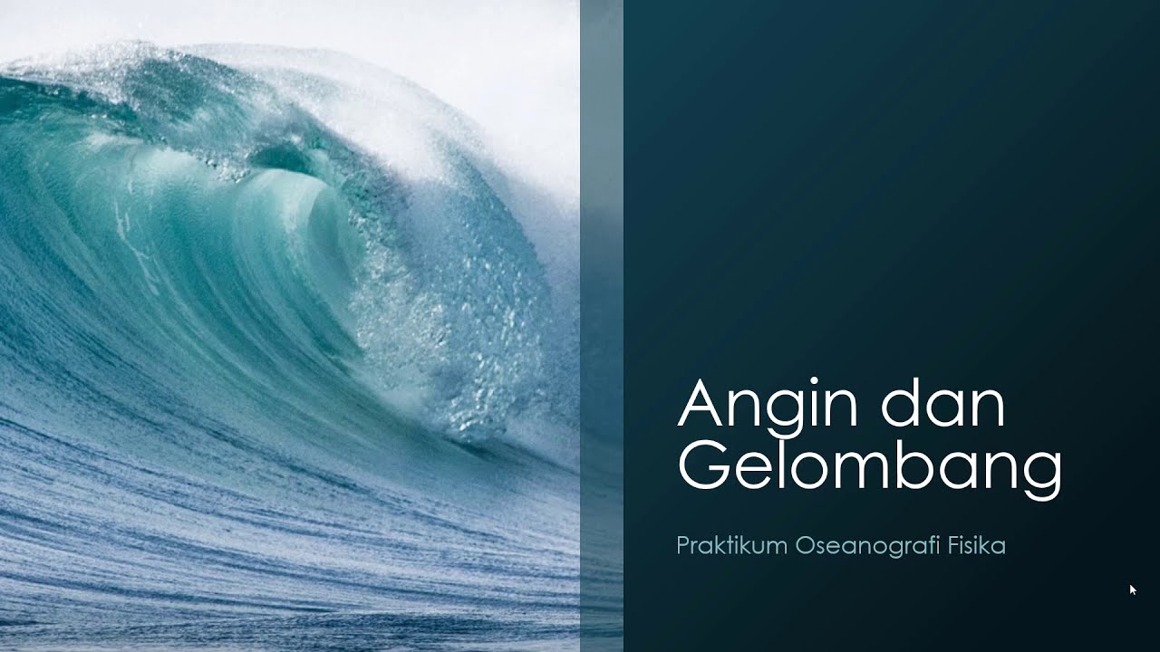 Wind and Ocean Waves Physics Oceanography Practicum-Part II - YouTube