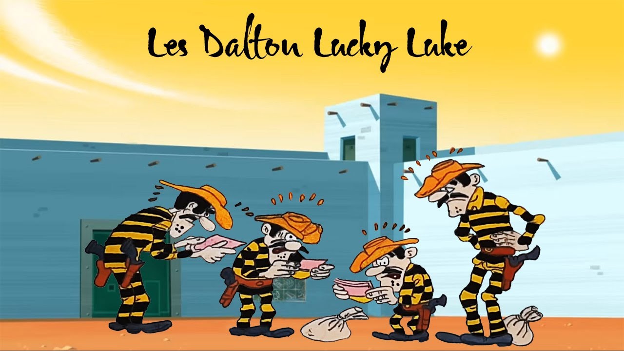 How To Draw Les Dalton | Draw And Color Les Dalton | MHT Art - YouTube