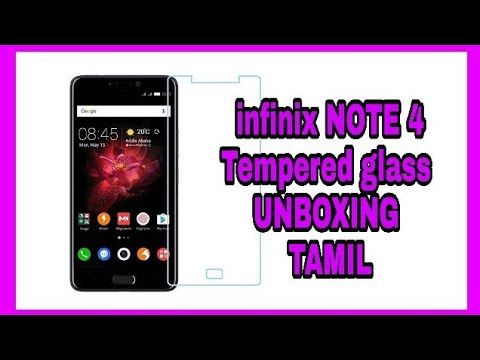 INFINIX NOTE 4 TEMPERED GLASS UNBOXING AND APPLYING TO PHONE - YouTube