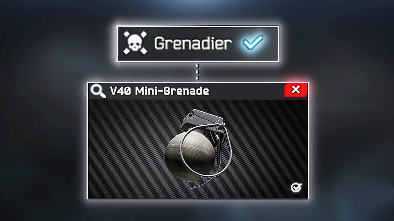 Grenadier COMPLETED (New V40 Mini Grenade) - YouTube