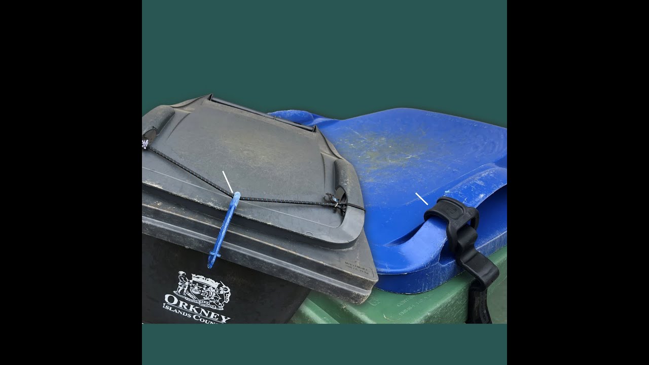 Keep a lid on it - bin clips you can use, tried and tested by our crews ...