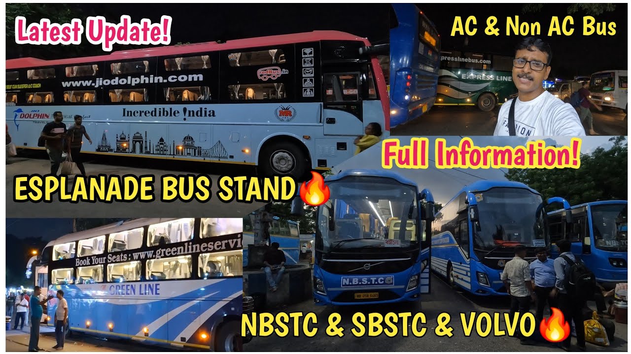 ESPLANADE BUS STAND🔥|Esplanade Volvo Bus Stand🔥|Esplanade Bus Stand ...