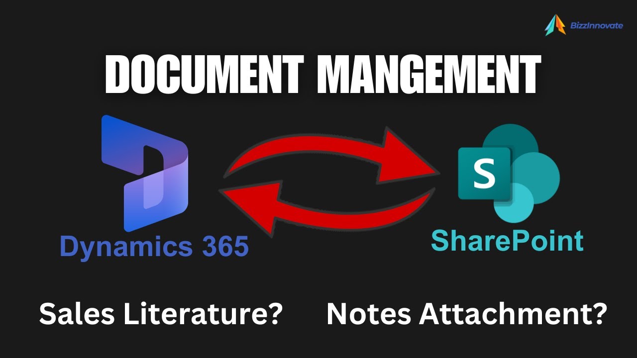 Dynamics 365 Document Management || Sharepoint | Sales Literature - YouTube