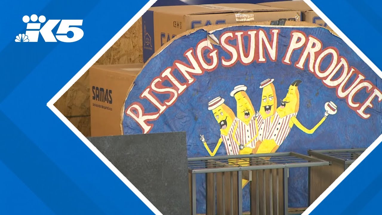 Seattle's Rising Sun Produce set to reopen after February fire - YouTube