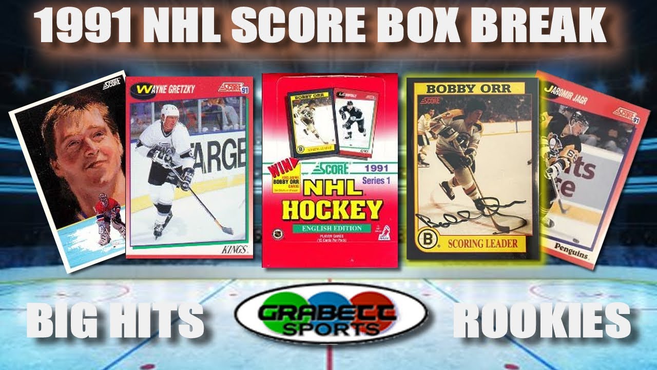 1991 NHL CANADIAN SCORE BOX BREAK w GRABETT SPORTS - YouTube