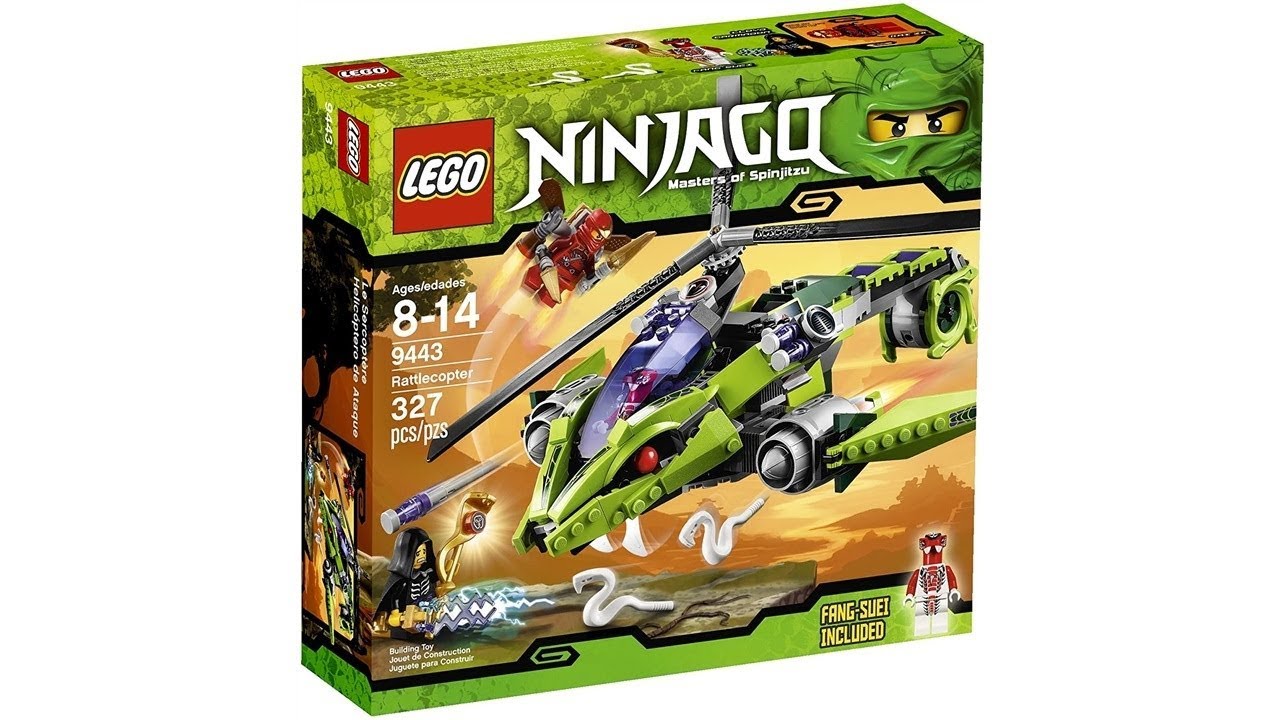 LEGO Ninjago Rattlecopter 9443 - YouTube