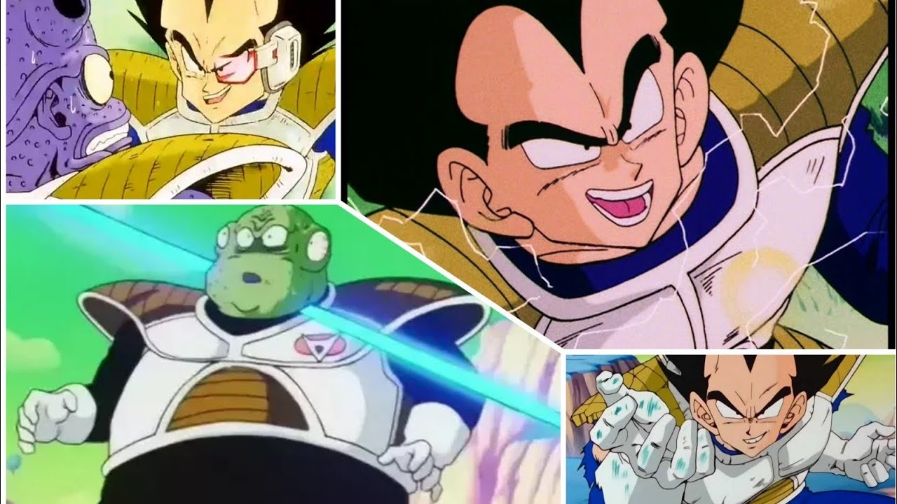 DBZ/DBS - Vegeta tue les soldats de Freezer & Nappa - YouTube