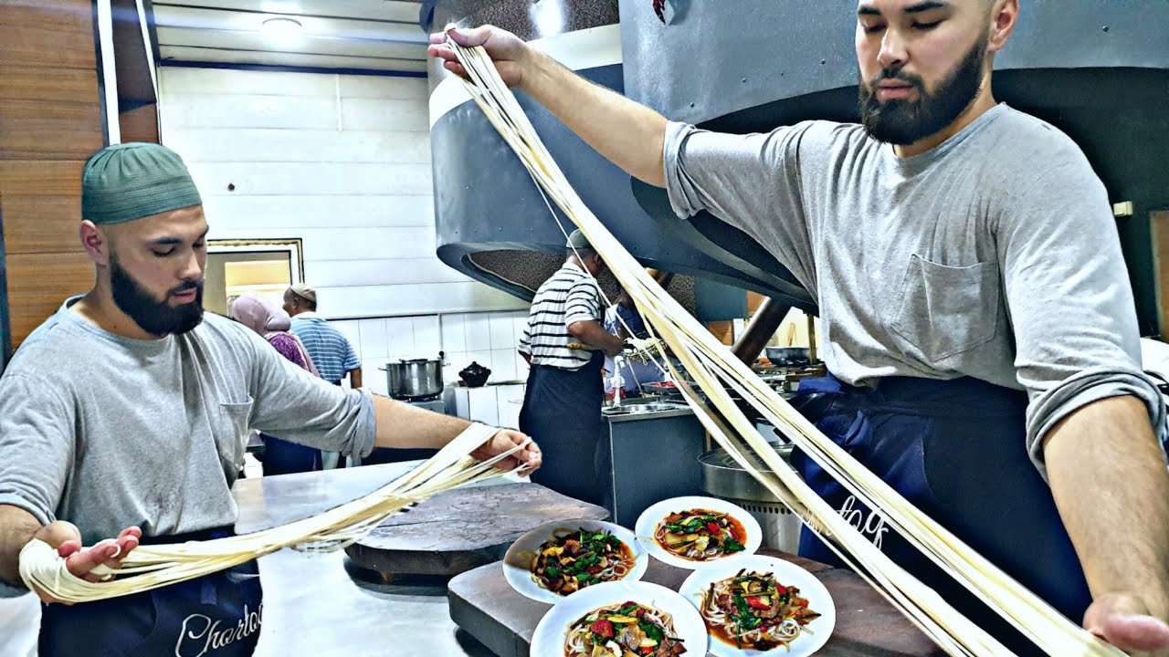 wedding DUNGAN lagmon national uighur dishes - YouTube