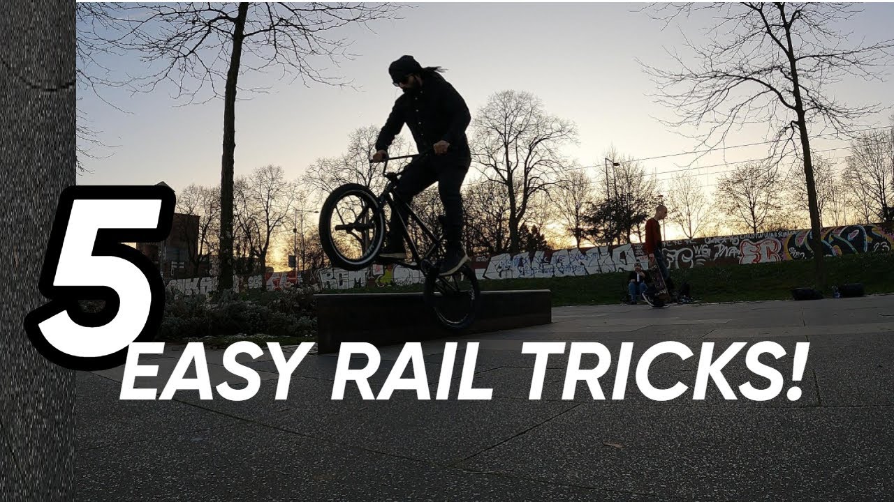 5 Easy Rail Tricks! BMX - YouTube