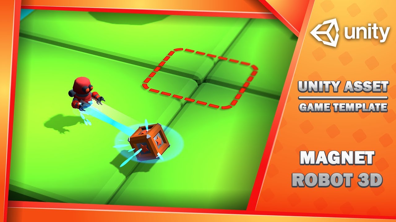 Magnet Robot 3D Template for Unity | Physics-Powered Puzzle Game | 3D ...