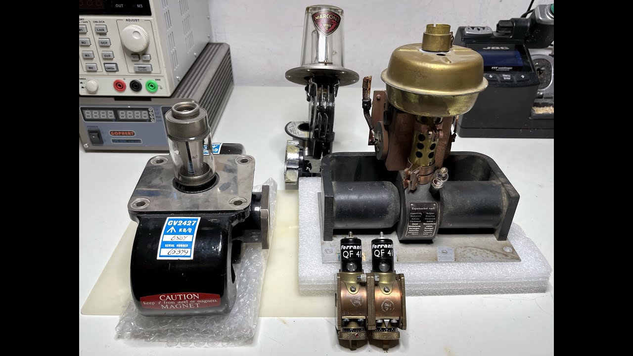 Vintage Curiosity Microwave Radar Magnetron Tubes and other RF Black ...