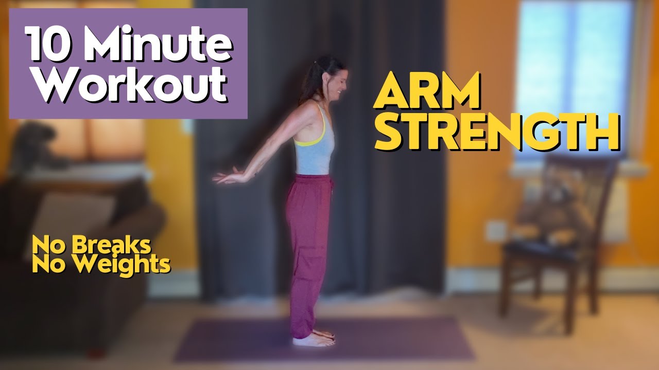 Arm Workout / No Breaks / No Weights / All Resistance - YouTube