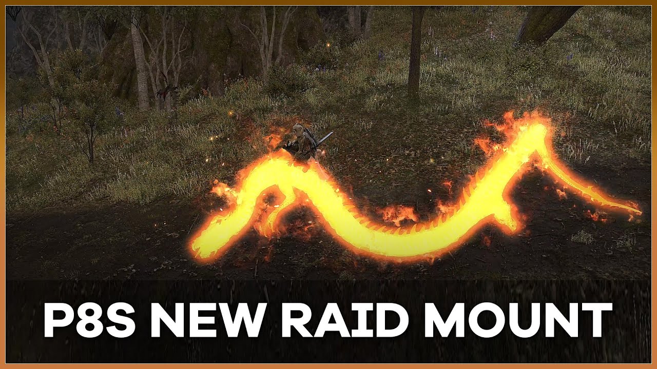 FFXIV 6.2 - NEW RAID MOUNT Sunforged Can transform on fly mode ! - Pandaemonium Abyssos - YouTube
