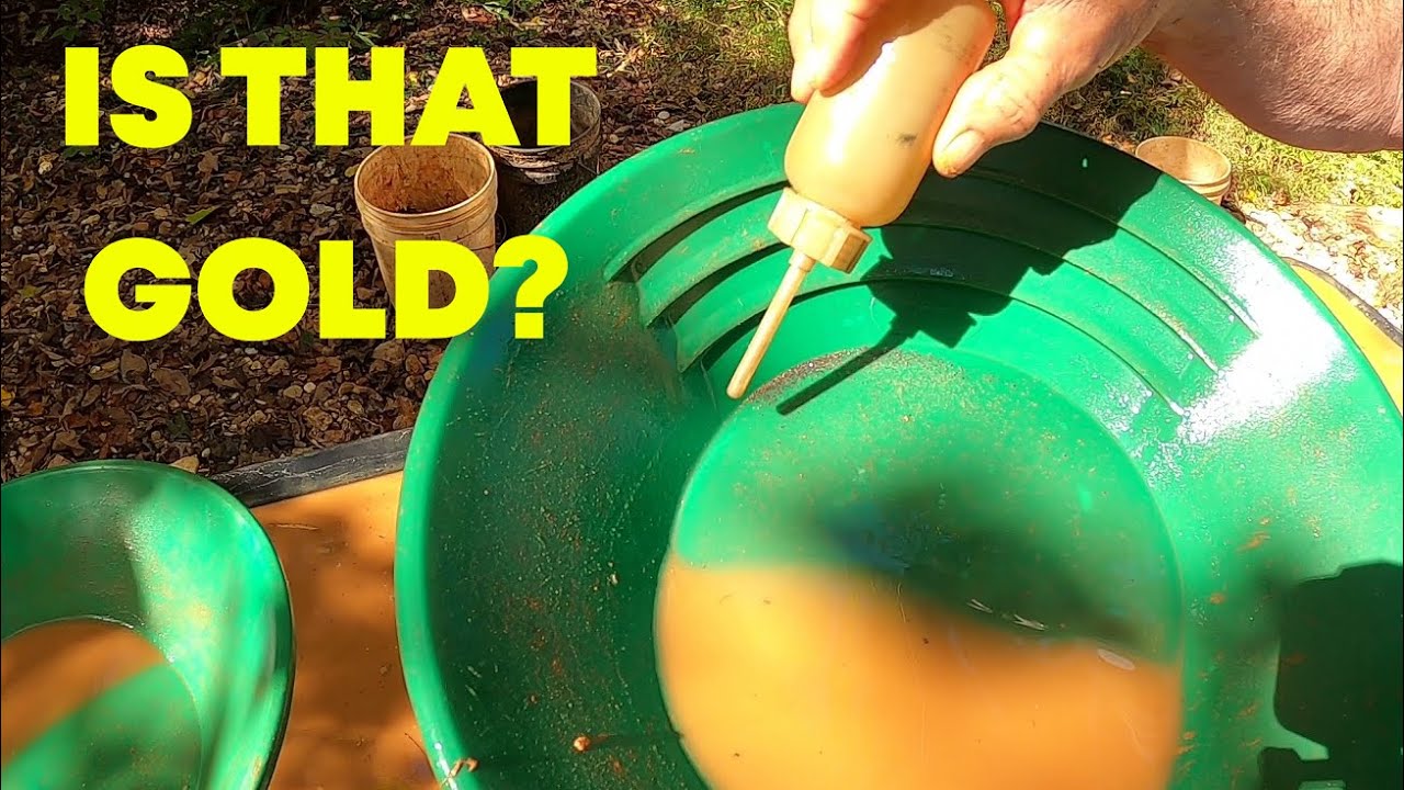 GOLD PANNING The Famous PORTIS MINE in Rural North Carolina + BONUS ...