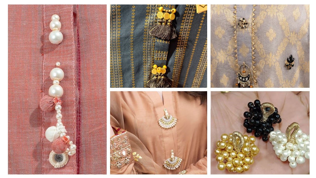 Latest Fancy Button Patti Neck Designs||New Fancy Designs ||2022 - YouTube