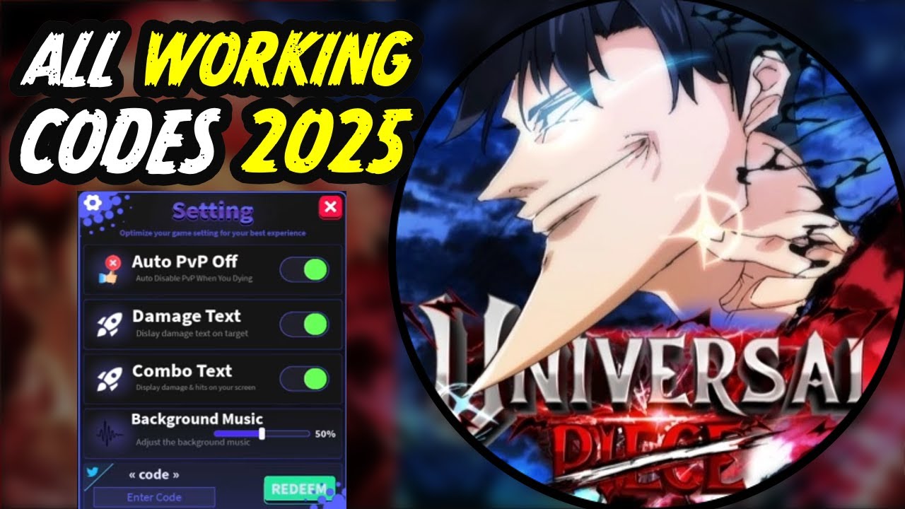 Universal piece Codes May 2025 ⚠️New⚠️ ALL WORKING CODES Roblox ...