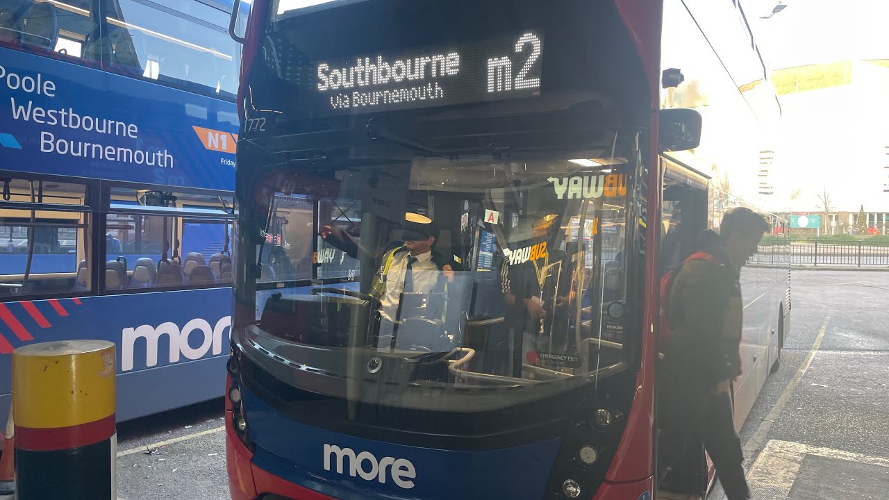 Morebus 2024 Alexander Dennis Enviro 400 MMC (HJ24 KCU) on the M2 to ...