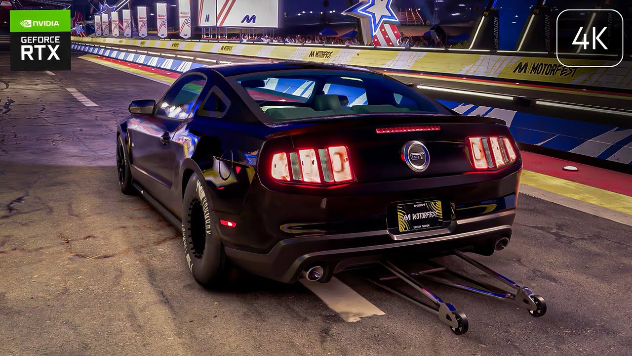 Mustang GT Drag Build | The Crew Motorfest - 4K Gameplay - YouTube